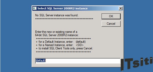 Install Microsoft SQL Server 2008 R2 using SQL4SAP